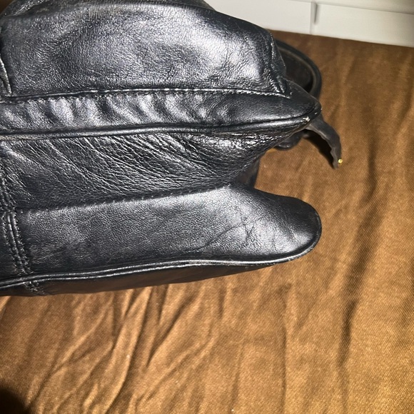 Botkier | Bags | Botkier Leather Shoulder Bag With Gold Accents | Poshmark